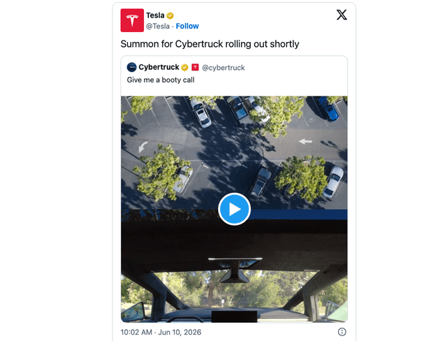 Tesla bringt Actually Smart Summon für den Cybertruck - ElektroQuatsch
